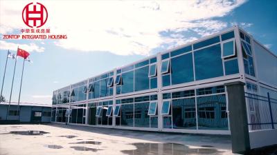 Cina Facili di lusso moderni di Zontop montano pagina prefabbricata d'acciaio 20ft di 2 storie casa del container da 40 ft in vendita