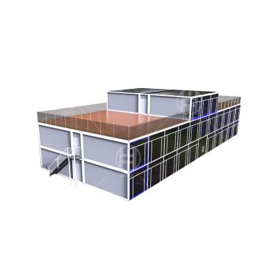 Cina Le case prefabbricate di lusso moderne del container facili montano d'acciaio prefabbricato in vendita