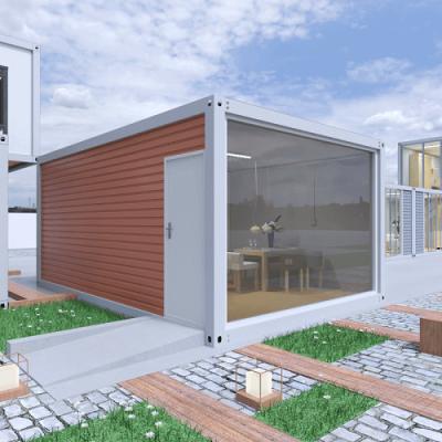 China Fáceis luxuosos modernos de Zontop montam o quadro de 2 andares pré-fabricado de aço 20ft casas modernas modulares da casa pré-fabricada do quarto de 40 Ft 3 à venda