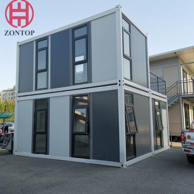 China Zontop Fully Furnished Prefabricated  Storage  Prefabricated House  Container Home  Movable Prefab House for sale