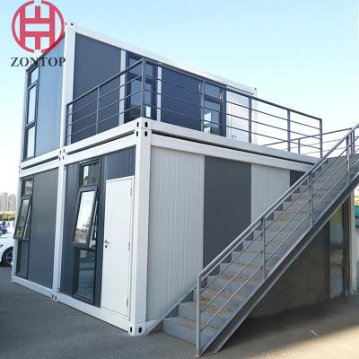 China Zontop Fully Furnished Prefabricated  Storage  Prefabricated House  Container Home  Movable Prefab House for sale