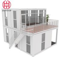 China ISO CE 40ft Prefab Container House Modern Flat Pack Portable for sale