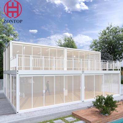 Cina La costruzione prefabbricata a due camere della Camera del contenitore di alta qualità delle case modulari di Zontop alloggia l'altra costruzione Real Estate in vendita