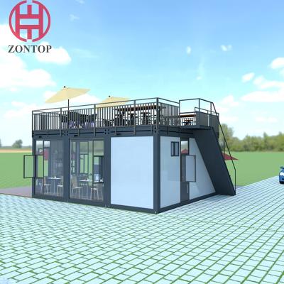 Cina Zontop facile installa l'alta qualità che minuscola moderna della cabina la struttura d'acciaio mobile ha prefabbricato le Camere in vendita