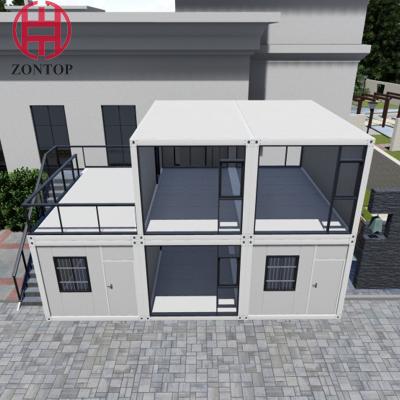 Cina Casa modulare del contenitore della Camera delle costruzioni prefabbricate estensibili di lusso complete di basso costo della Cina della camera da letto di Zontop 2 in vendita