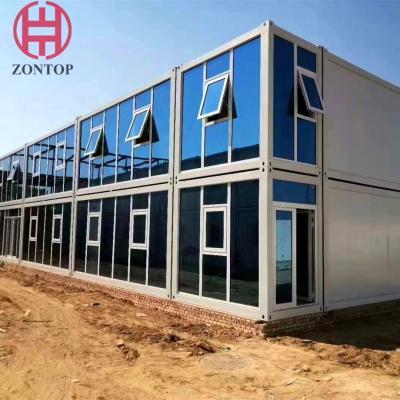 Cina Casa domestica modulare del container dei pavimenti del contenitore 2 di vita di Zontop del portatile 20 della costruzione prefabbricata moderna di Ft 40ft in vendita