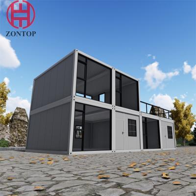 Cina Casa prefabbricata del contenitore del flat pack di progettazione moderna dell'appartamento della località di soggiorno di lusso di Zontop della Camera prefabbricata modulare di vita in vendita