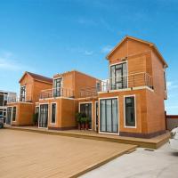 China Structure Sandwich Panel Container Villa Sentry Box Affordable Prefab Homes for sale