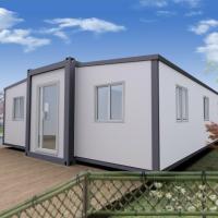 China Folding Tiny Shipping Container Prefab Home Kits , Mobile Prefab Shipping Container Cabin for sale