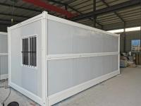 China Stackable Flat Pack Expandable Fully Furnished Container Homes Folding 40 Feet for sale