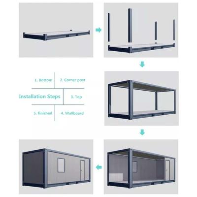 China Fornecido inteiramente 3 quartos forneceu inteiramente as casas do recipiente expansíveis para viver estrutural à venda