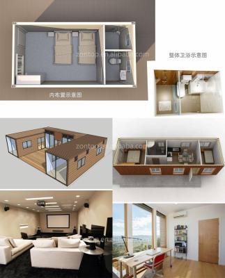 China Fornecido inteiramente 3 quartos forneceu inteiramente as casas do recipiente expansíveis para viver estrutural à venda