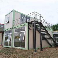 China Zontop Prefabricated Expandable Container House 40 Feet Stackable Flat Pack for sale