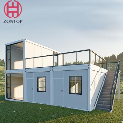 China Zontop China 20ft Huis dat van Luxe het Modelhouses ready prefab Modulaire Huizen 40ft verscheept Containerhuis Te koop
