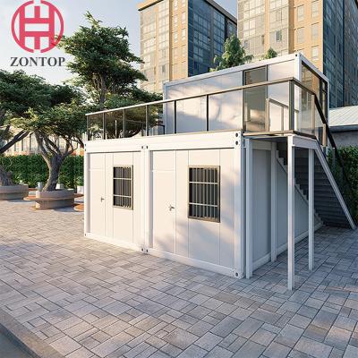 China 2 Story Modern  Luxry Prefab Container Homes Easy Assemble for sale