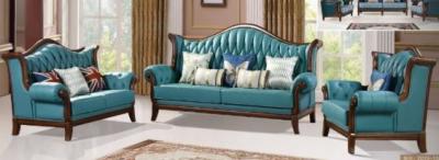 China European style Sofa Set Living Room Furniture Sofa Sleeper  Fabric With Wood Legs Sofa Bed Home Furniture Room for sale
