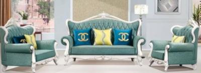 China European style Sofa Set Living Room Furniture Sofa Sleeper  Fabric With Wood Legs Sofa Bed Home Furniture Room for sale