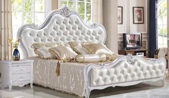 China European style Bed Set Living Room Furniture Bed Sleeper  Fabric With Wood Legs Table Bed Home Furniture Room for sale