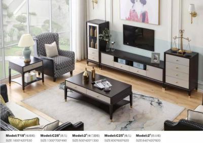China European style Bed Set Living Room Furniture Bed Sleeper  Fabric With Wood Legs Table Bed Home Furniture Room for sale