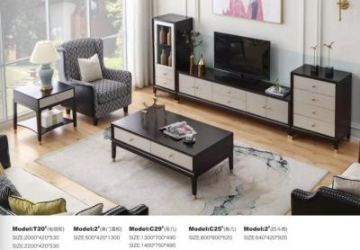 China European style Bed Set Living Room Furniture Bed Sleeper  Fabric With Wood Legs Table Bed Home Furniture Room for sale