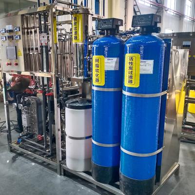 Cina Vaso in FRP in acciaio inossidabile 1000L RO Sistema di depurazione dell'acqua potabile per osmosi inversa in vendita