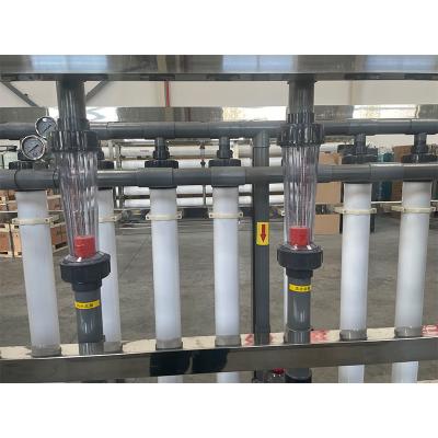Cina 0.2-0.4MPa Rafforzato PVDF MBR Trattamento dell'acqua a membrana UF Sistema di filtrazione in vendita