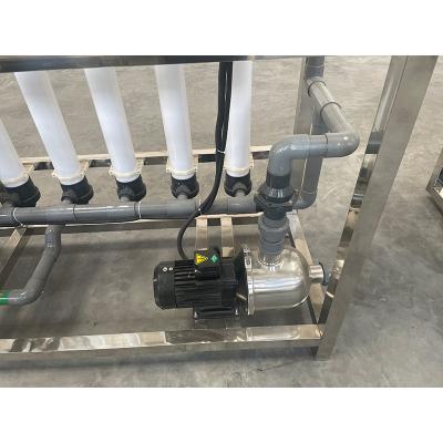 Cina UF Purificatore d'acqua industria Nano filtrazione sistema rimuove il colore con cassa di legno in vendita
