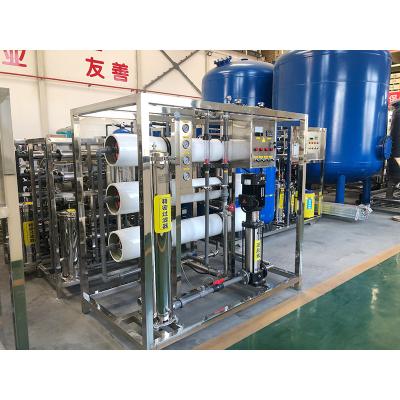 China Houten behuizing 3T RO omgekeerde osmose drinkwaterfilter voor dialyse zuiveringssysteem Te koop
