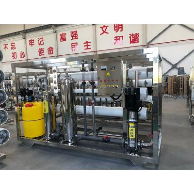 China Houten behuizing 3T RO omgekeerde osmose drinkwaterfilter voor dialyse zuiveringssysteem Te koop