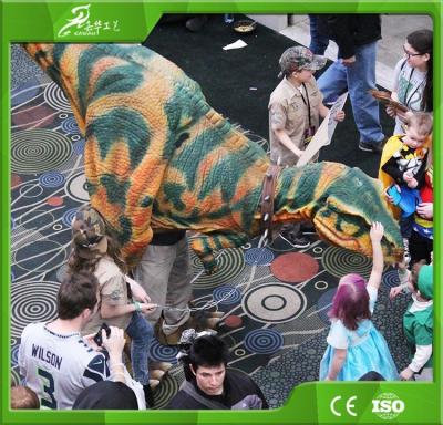 China 2018 Amazing and Vivid Hand Operated Dinosaur Costume for sale for sale