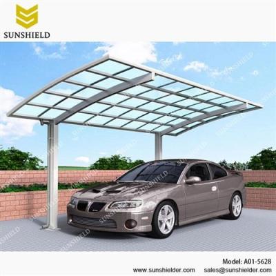 China Alu Carport with Curved Polycarbonate Panel/A01-5628/Gazebos & Canopies for sale