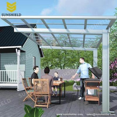 China Heat Resisting Polycarbonate Barbecue Grill Awning/aluminum patio cover/patio awnings/terrace cover/polycarbonate patio for sale