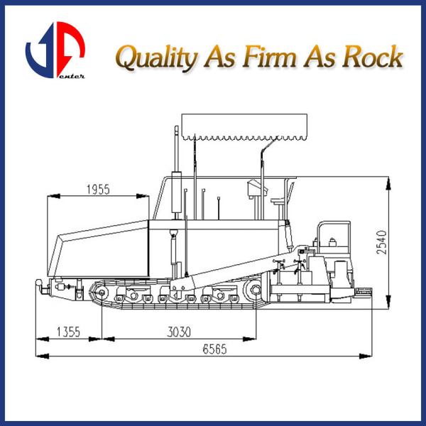Quality JAP70B Asphalt Paver Soil Stabilized Cement and Lime Base Material or Asphalt for sale