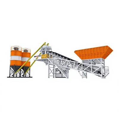 China HZS050-3Y 50m³/h Concrete Batching Plant JS1000 Mixer Modular Concrete Mixing Plant for Construction for sale