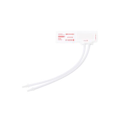 China Newborn NIBP Cuff Gentle Double Hose Disposable Size 1 Baby Safe 3-6CM Range for sale