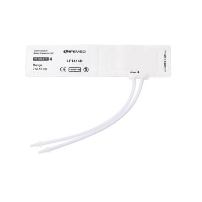 China Neonate Disposable NIBP Cuff 7 - 13CM Size 4 Double Hose Micro Sized for sale