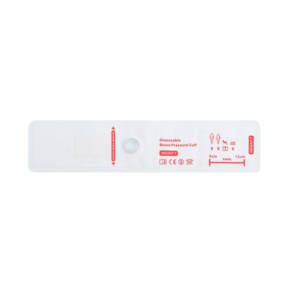 Quality Infant Disposable NIBP Cuff 9 - 13CM Size 7 Cross Contamination Prevention for sale