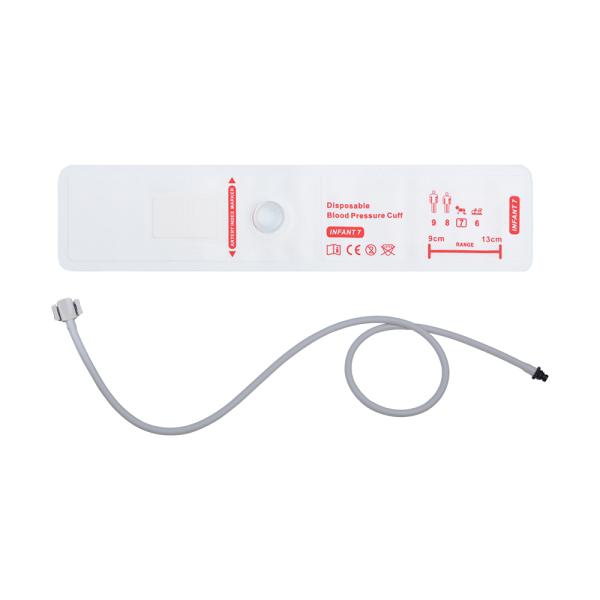 Quality Infant Disposable NIBP Cuff 9 - 13CM Size 7 Cross Contamination Prevention for sale