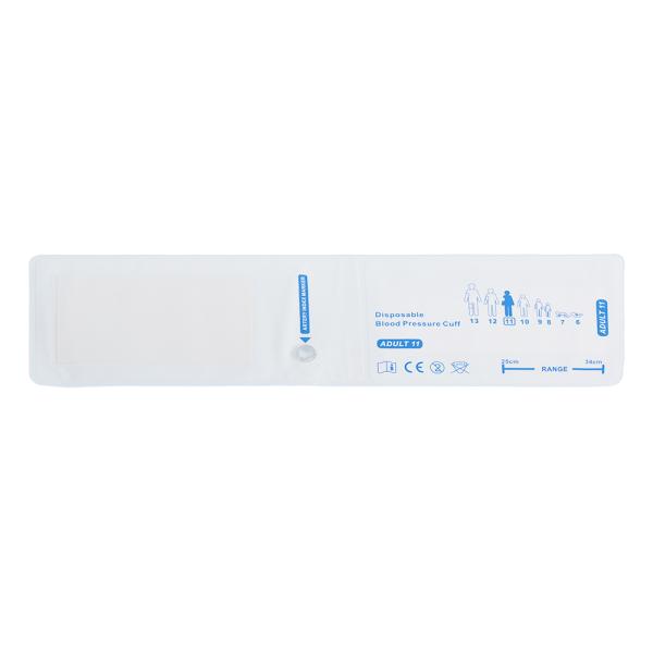 Quality Non Sterile Disposable NIBP Cuff 25 - 34CM Size 11 Quick Wrap Adult Blood Pressure Cuff for sale