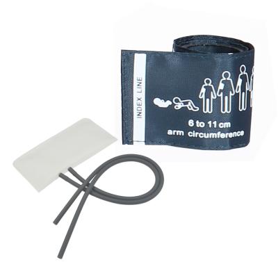 China Reusable Neonate BP Cuff Easy To Clean Size 6 - 11CM Double Tube for sale