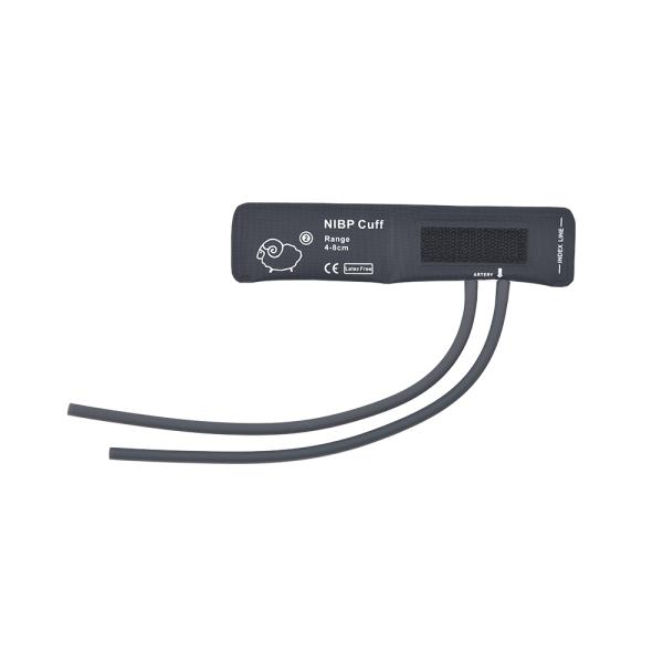 Quality Non Sterile Veterinary Blood Pressure Cuff Reusable 4-8CM Size 2 Bladderless for sale