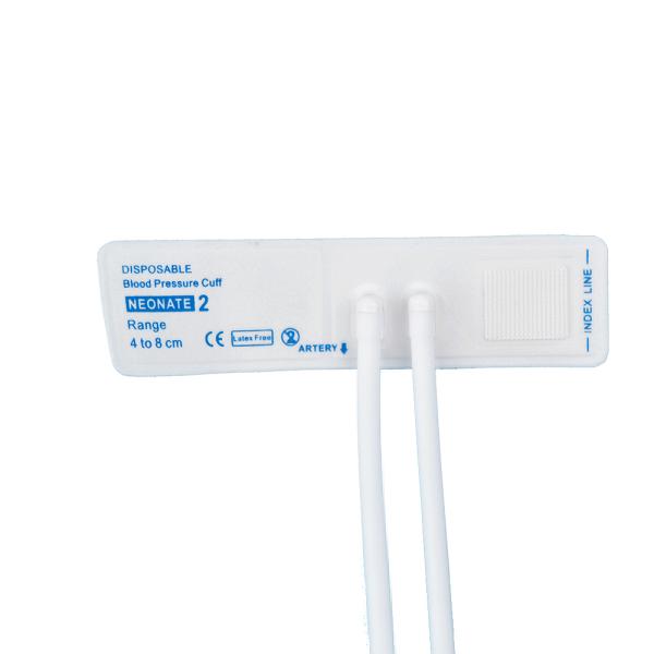 Quality Neonate NIBP Cuff 4 - 8CM Size 2 Disposable Single Use Blood Pressure Cuff for sale