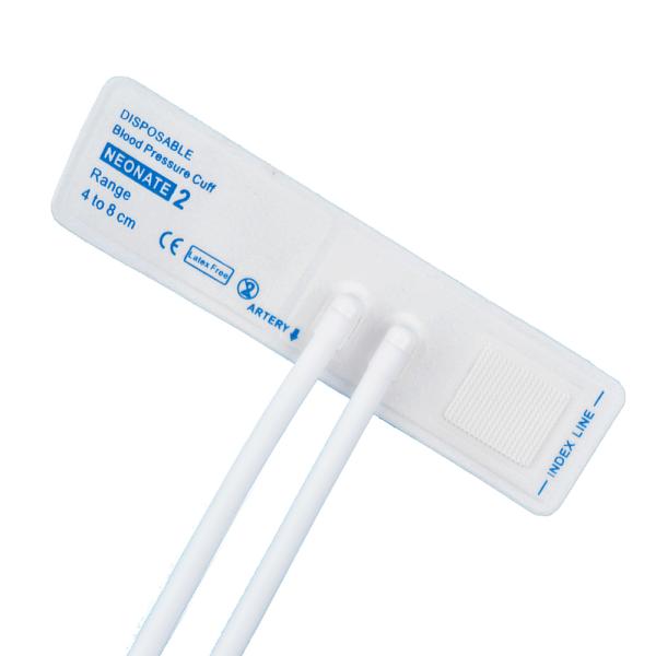 Quality Neonate NIBP Cuff 4 - 8CM Size 2 Disposable Single Use Blood Pressure Cuff for sale