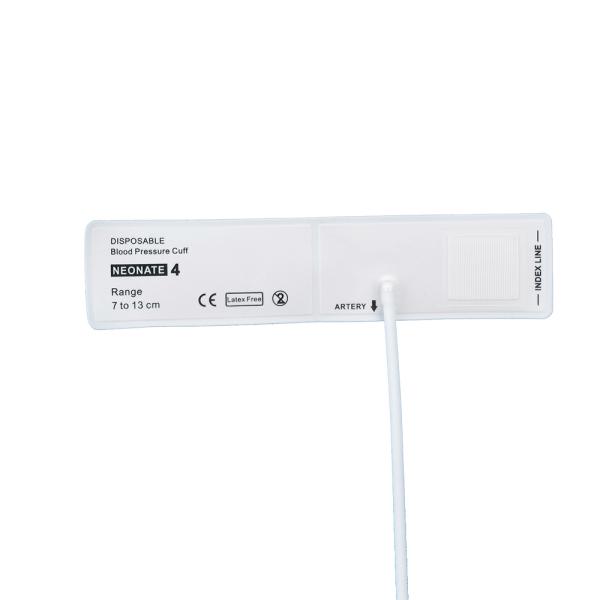 Quality 7 - 13CM Size 4 Neonate BP Cuff Disposable Single Tube Side Air Inlet for sale