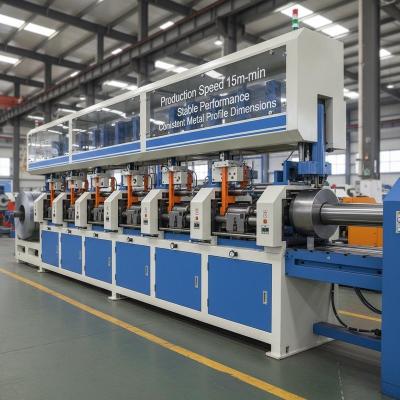 China Production Speed 15mmin Custom Roll Forming Machine Offering Stable Performance and Consistent Metal Profile Dimensions for sale