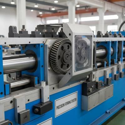 China Gearbox Driving System Customized Roll Forming Machine Featuring Shaft Material 45 Steel Quenched 55-60C and Customization for Precision Forming for sale