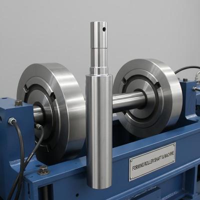 China Φ36mm Forming Roller Shaft Custom Roll Forming Machine Featuring Durable CR12MOV Roller Material Ideal for Metal Forming for sale