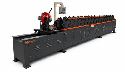 China F Flange Roll Forming Machine for HVAC Duct Manufacturing for sale