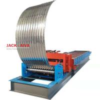 China Steel Wall Panel Roll Forming Machine 380V 50Hz 1.6mm Thickness Storage Tank Corrugated Sheet Making Line for sale