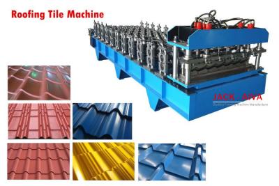 China Metal Roof Step Tile Roll Forming Machine | Roofing Tile Production Line for sale